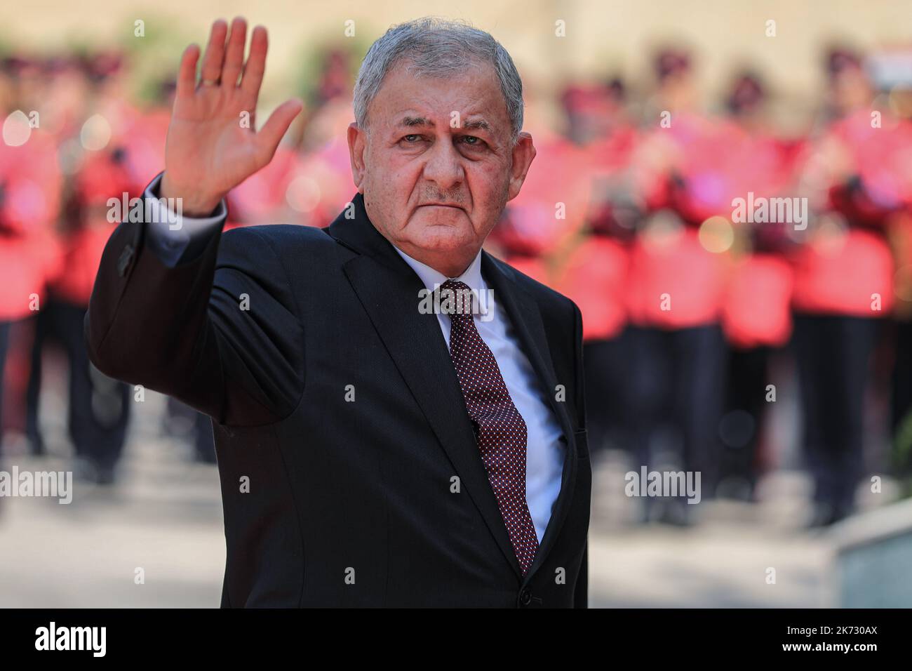 Baghdad, Iraq. 17th Oct, 2022. Abdul Latif Rashid attends his ...