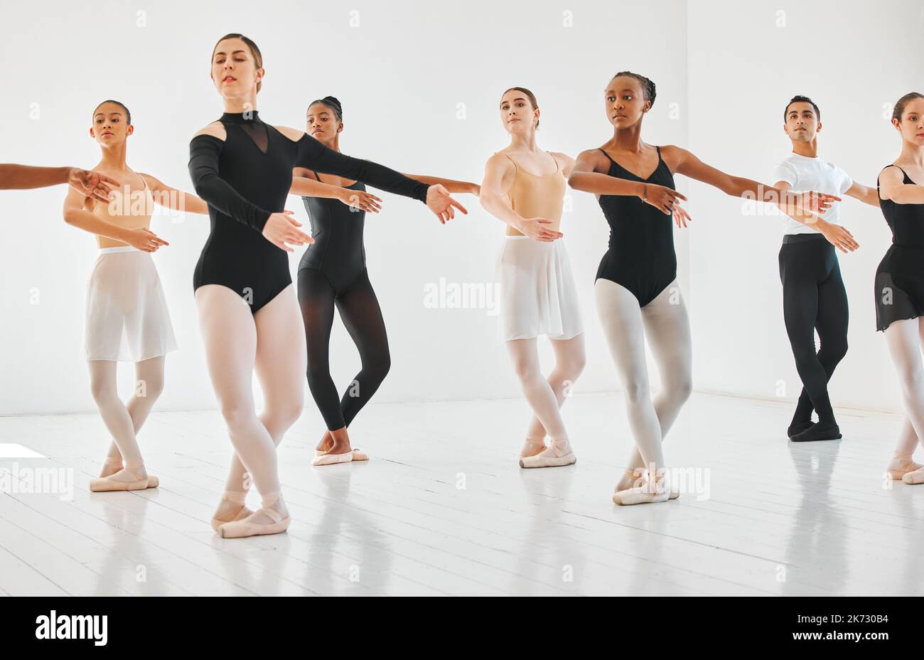 All of the bests in ballet. a group of young ballet dancers practicing ...