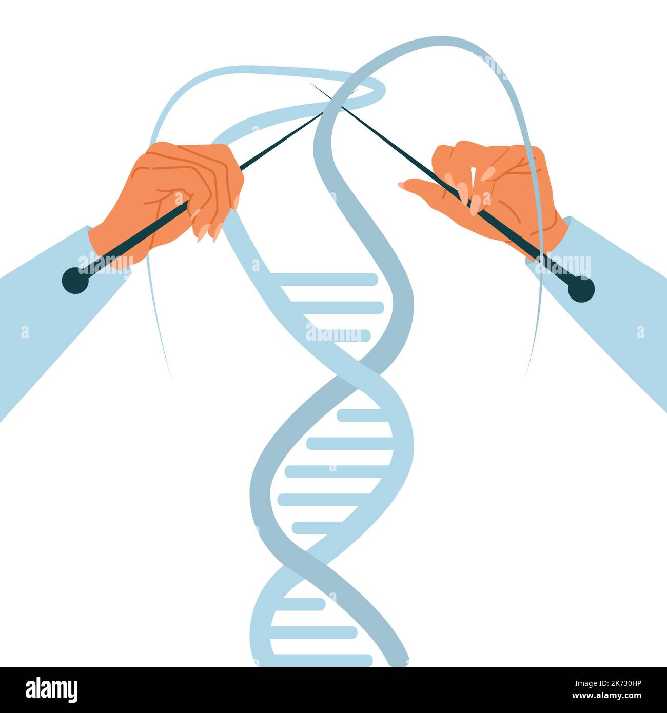 Genes editing Stock Vector Images - Alamy