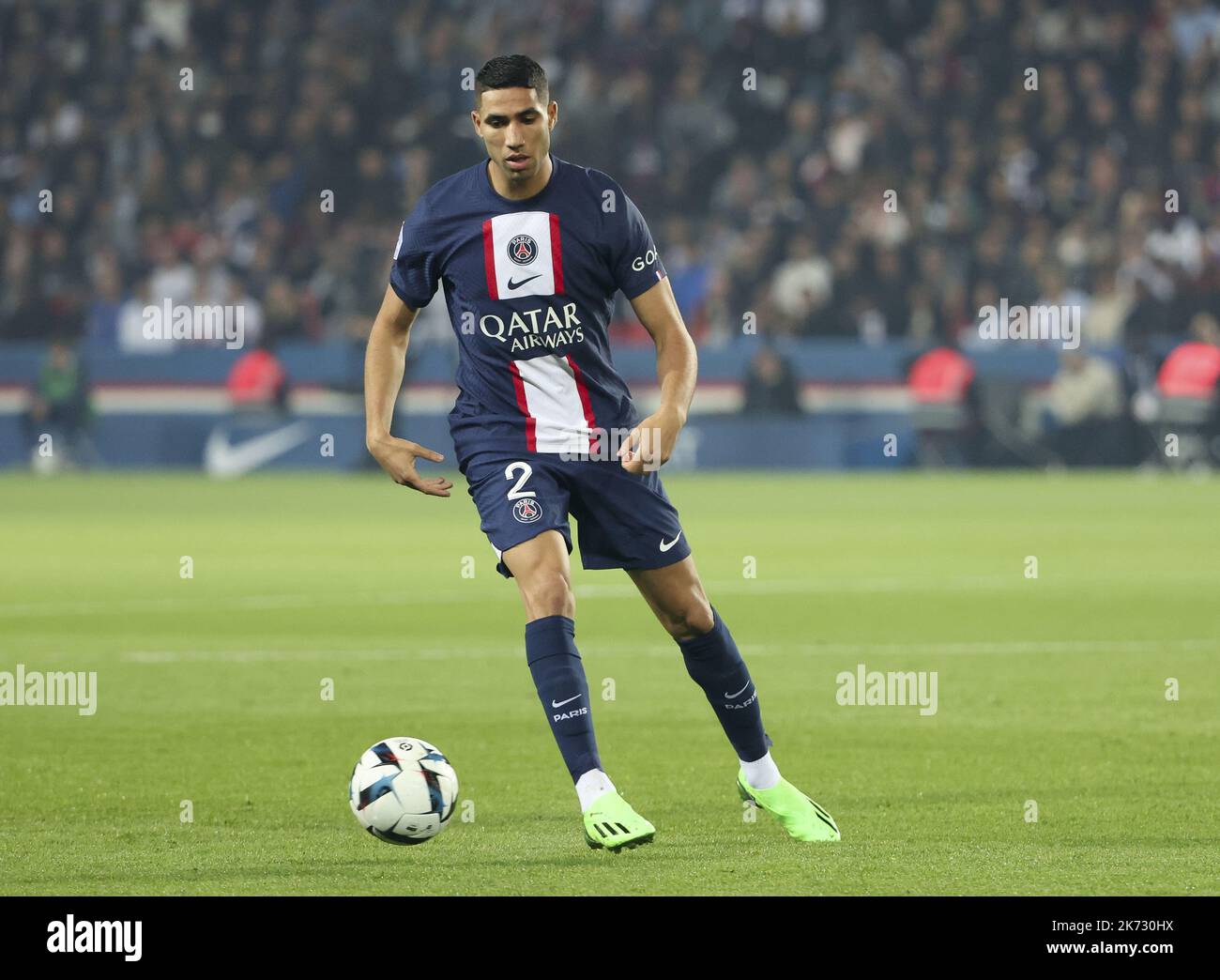 Achraf Hakimi of PSG during the French championship Ligue 1 football ...