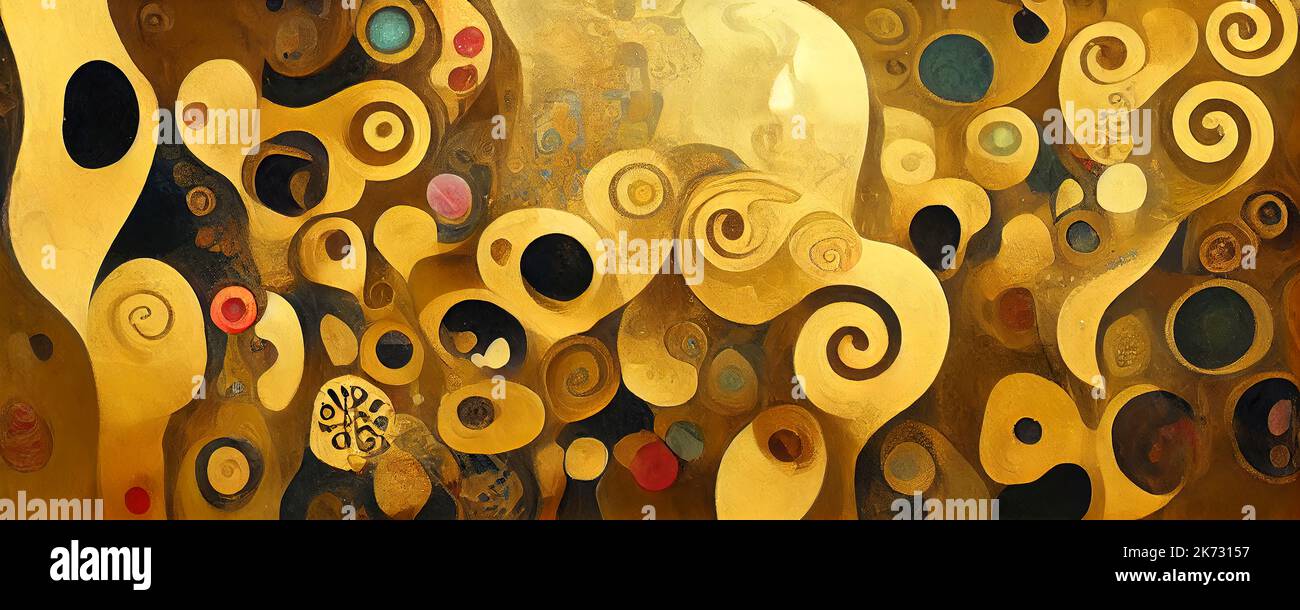 Gustav klimt backdrop hi-res stock photography and images - Alamy