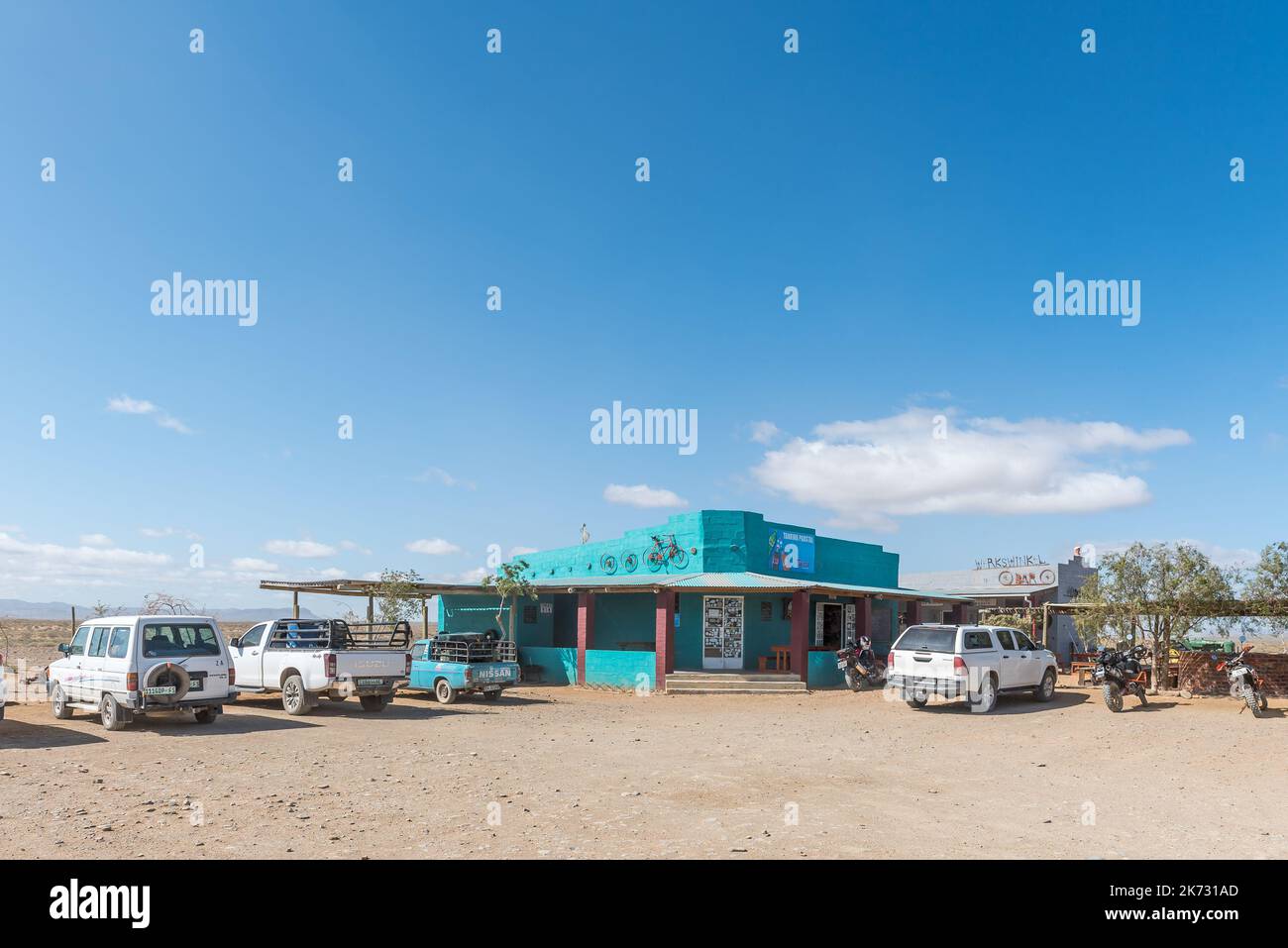 TANKWA, SOUTH AFRICA - SEP 4, 2022: Tankwa Road Stall next to road R355 ...