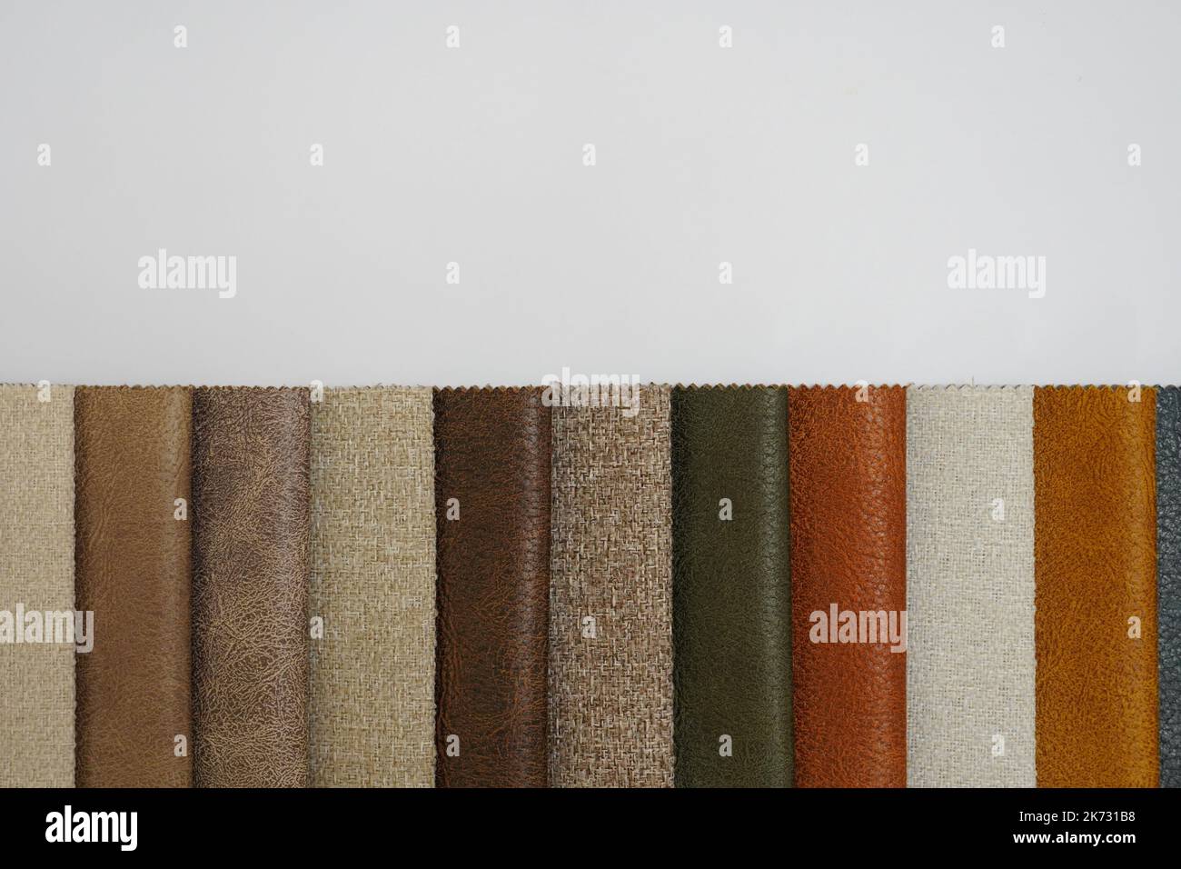 Colorful and bright fabric pattern palette texture samples as abstract ...