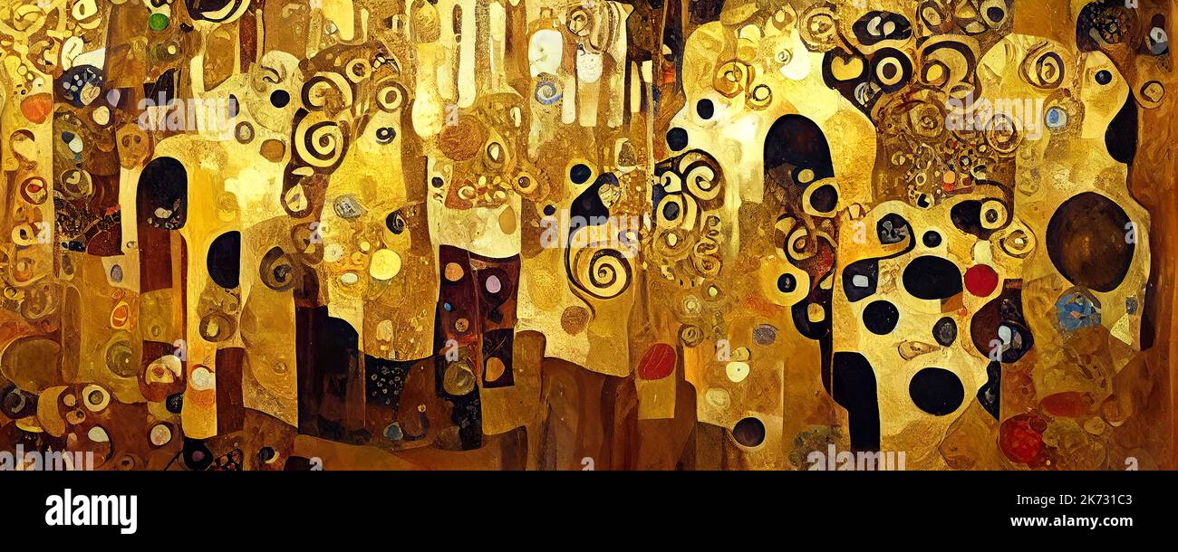 Gustav klimt backdrop hi-res stock photography and images - Alamy
