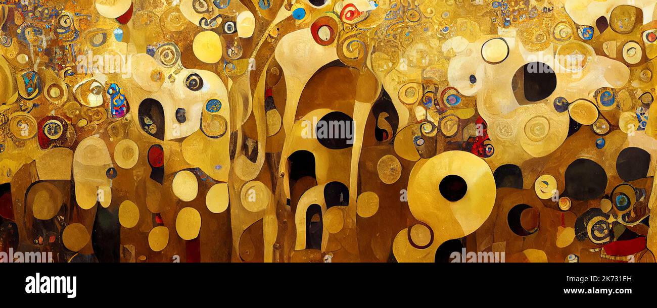 Gustav klimt backdrop hi-res stock photography and images - Alamy