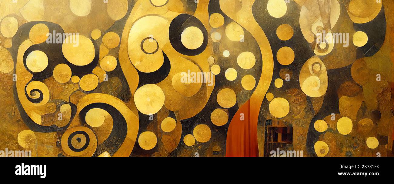 Gold painting by gustav klimt hi-res stock photography and images - Alamy