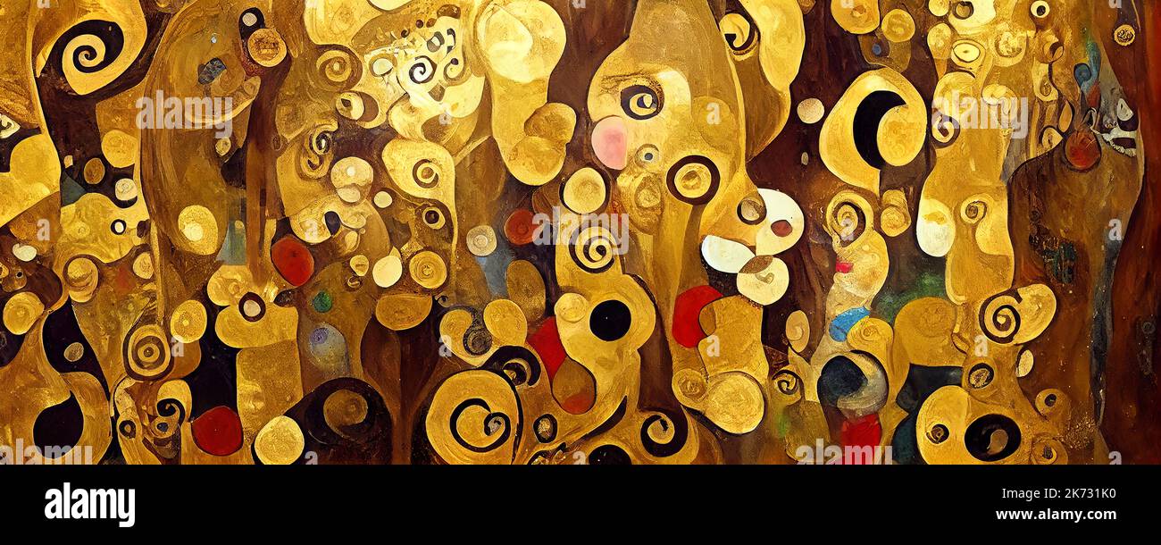 Gustav klimt backdrop hi-res stock photography and images - Alamy