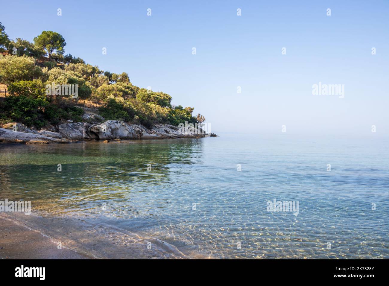 Spathies beach Sithonia, Halkidiki, Greece Stock Photo - Alamy