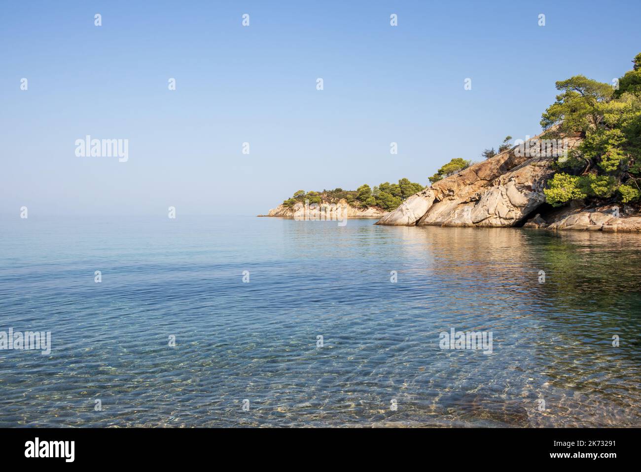 Spathies beach Sithonia, Halkidiki, Greece Stock Photo - Alamy