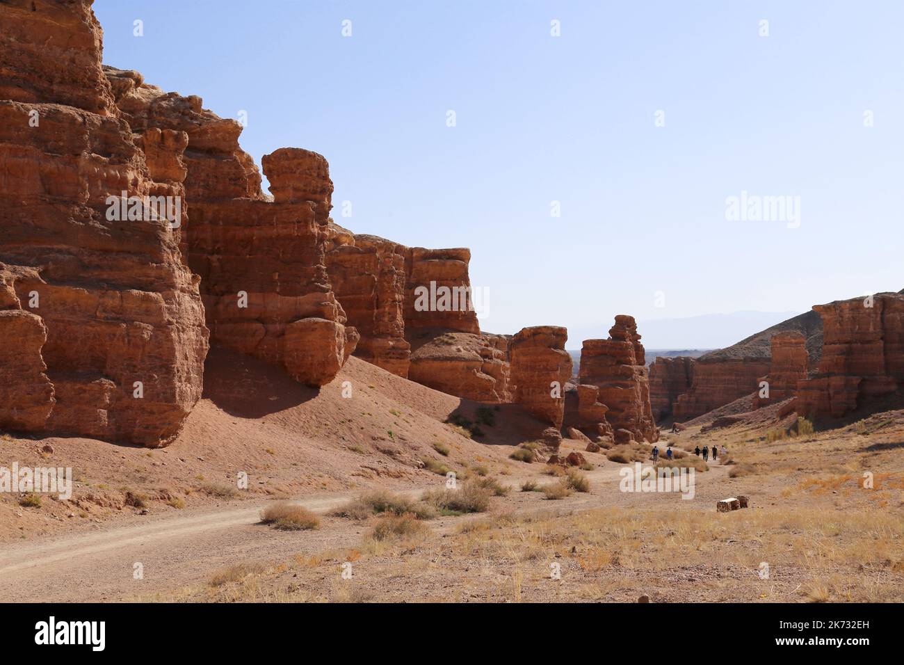 Kyzylsai (aka Valley of Castles), Charyn Canyon National Park, Tien ...