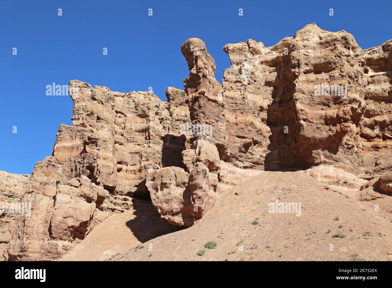 Kyzylsai (aka Valley of Castles), Charyn Canyon National Park, Tien ...