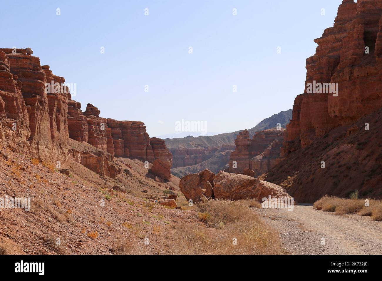 Kyzylsai (aka Valley of Castles), Charyn Canyon National Park, Tien ...