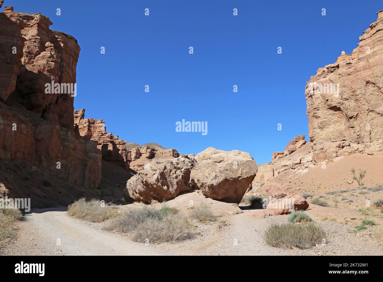 Kyzylsai (aka Valley of Castles), Charyn Canyon National Park, Tien ...