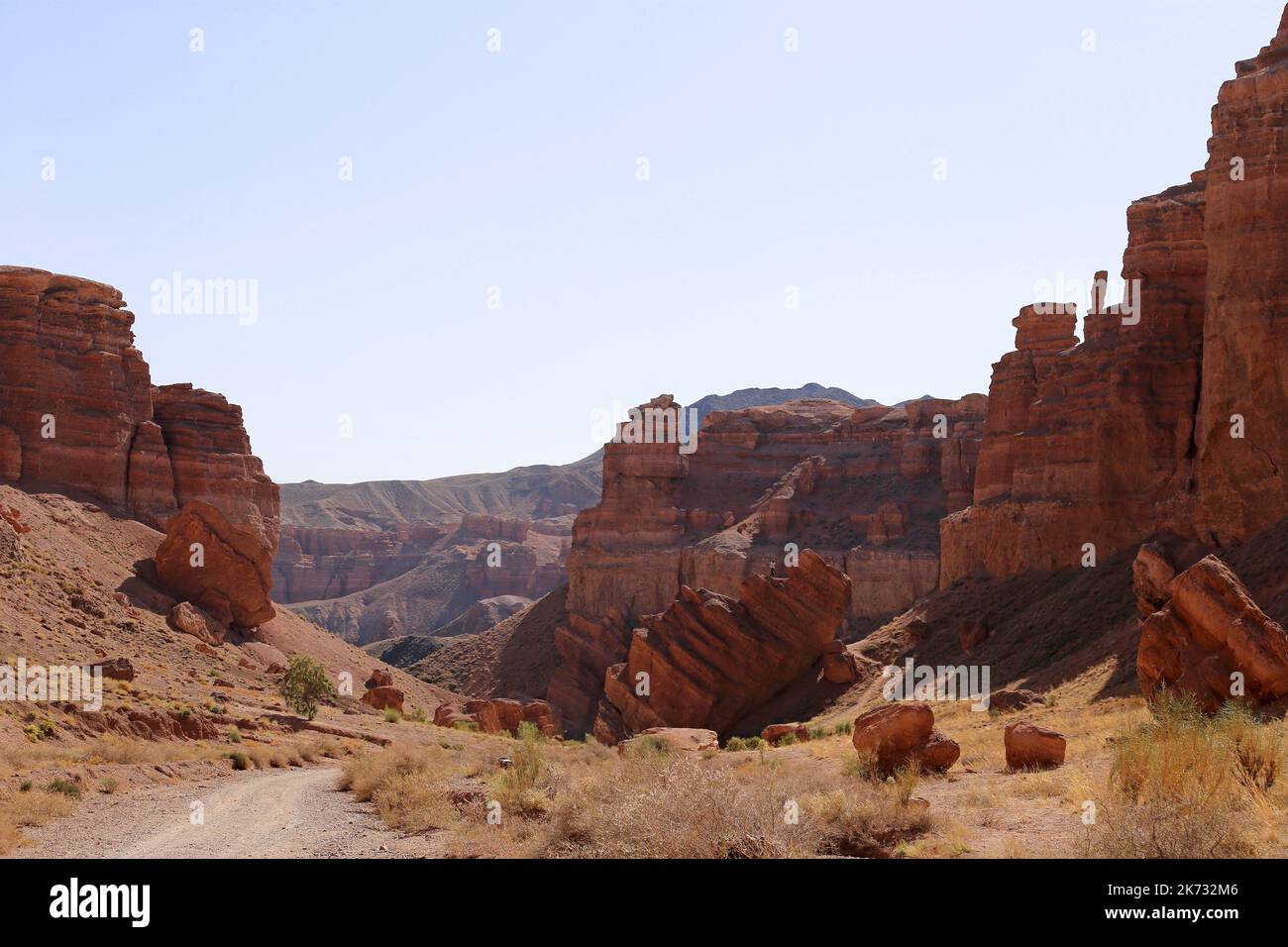 Kyzylsai (aka Valley of Castles), Charyn Canyon National Park, Tien ...