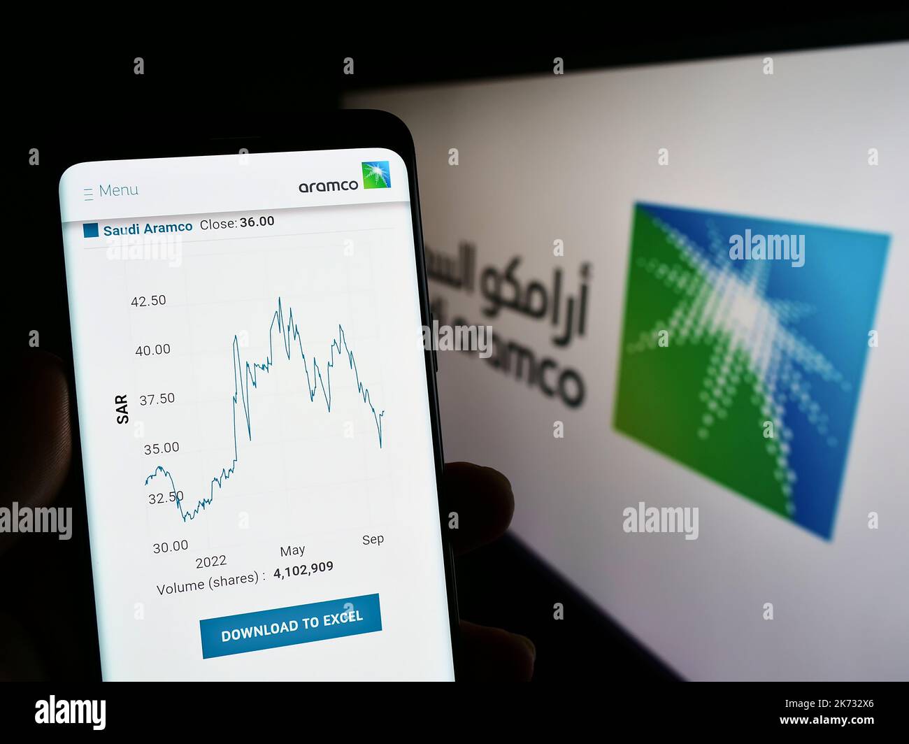 Saudi aramco logo hi-res stock photography and images - Alamy
