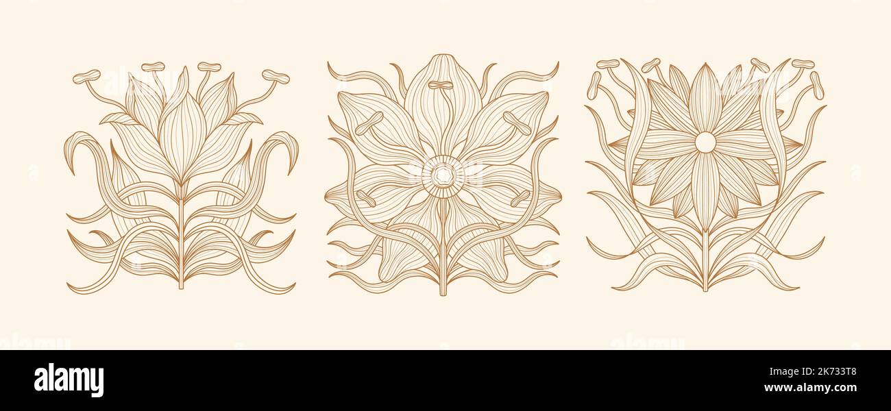 The secession interior Stock Vector Images - Alamy