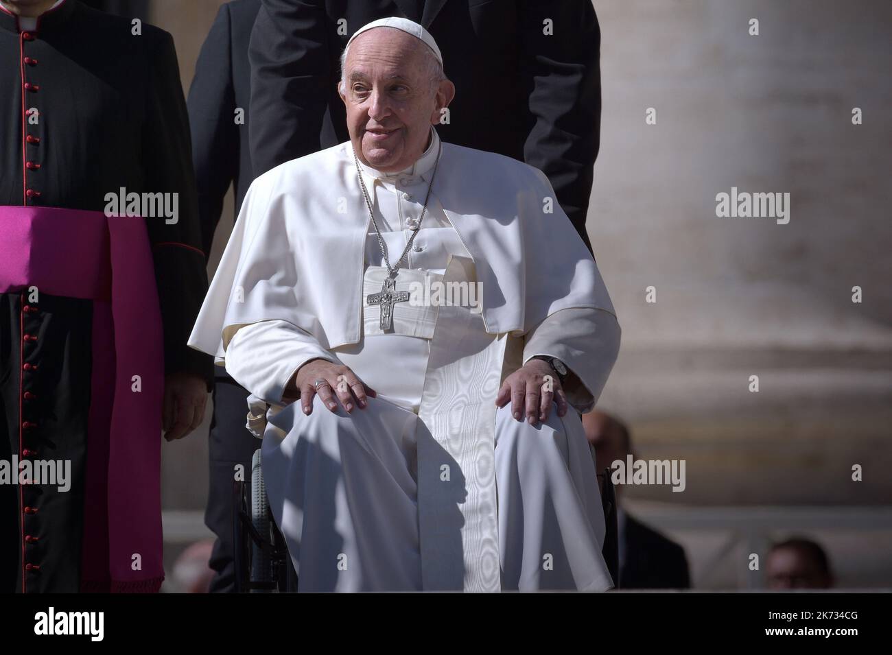 Vatican City State, Vatikanstadt. 15th Oct, 2022. Pope Francis, during ...