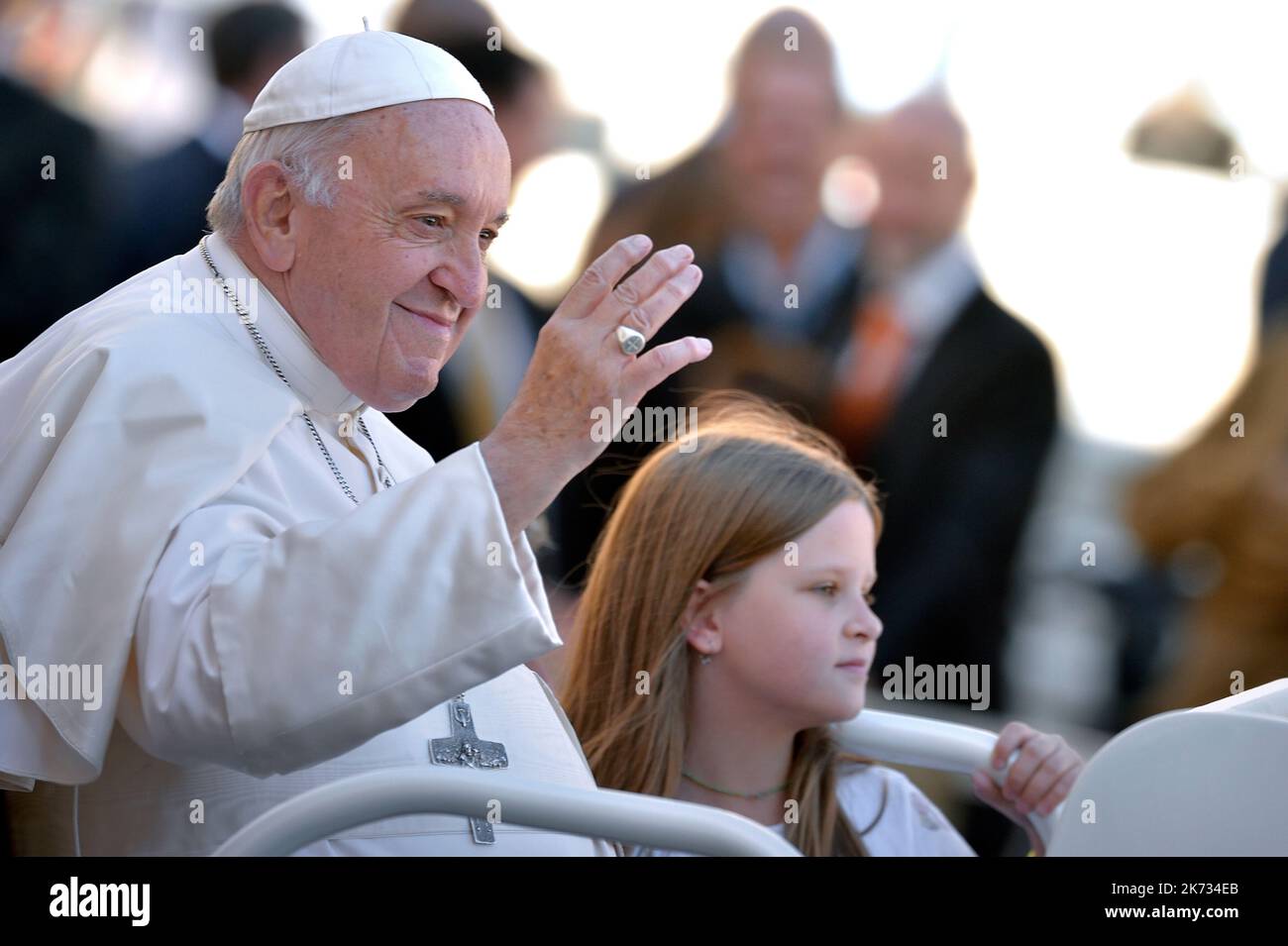 Vatican City State, Vatikanstadt. 15th Oct, 2022. Pope Francis, during ...