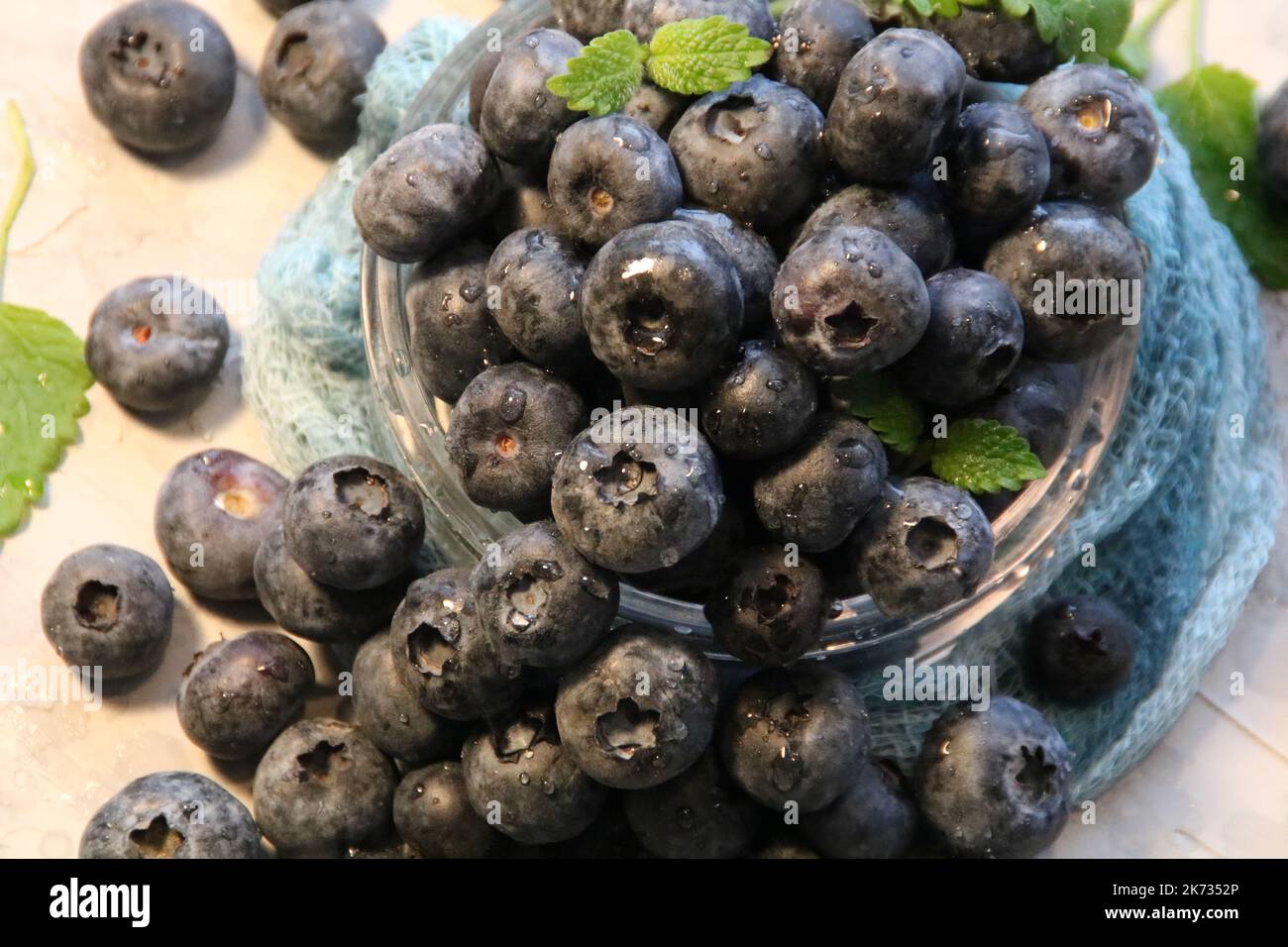 Beautiful bunch of fresh blueberries hi-res stock photography and ...
