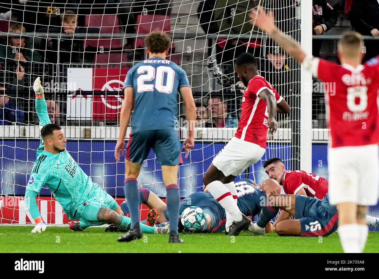 Alkmaar - goalkeeper Justin Bijlow of Feyenoord during the match ...