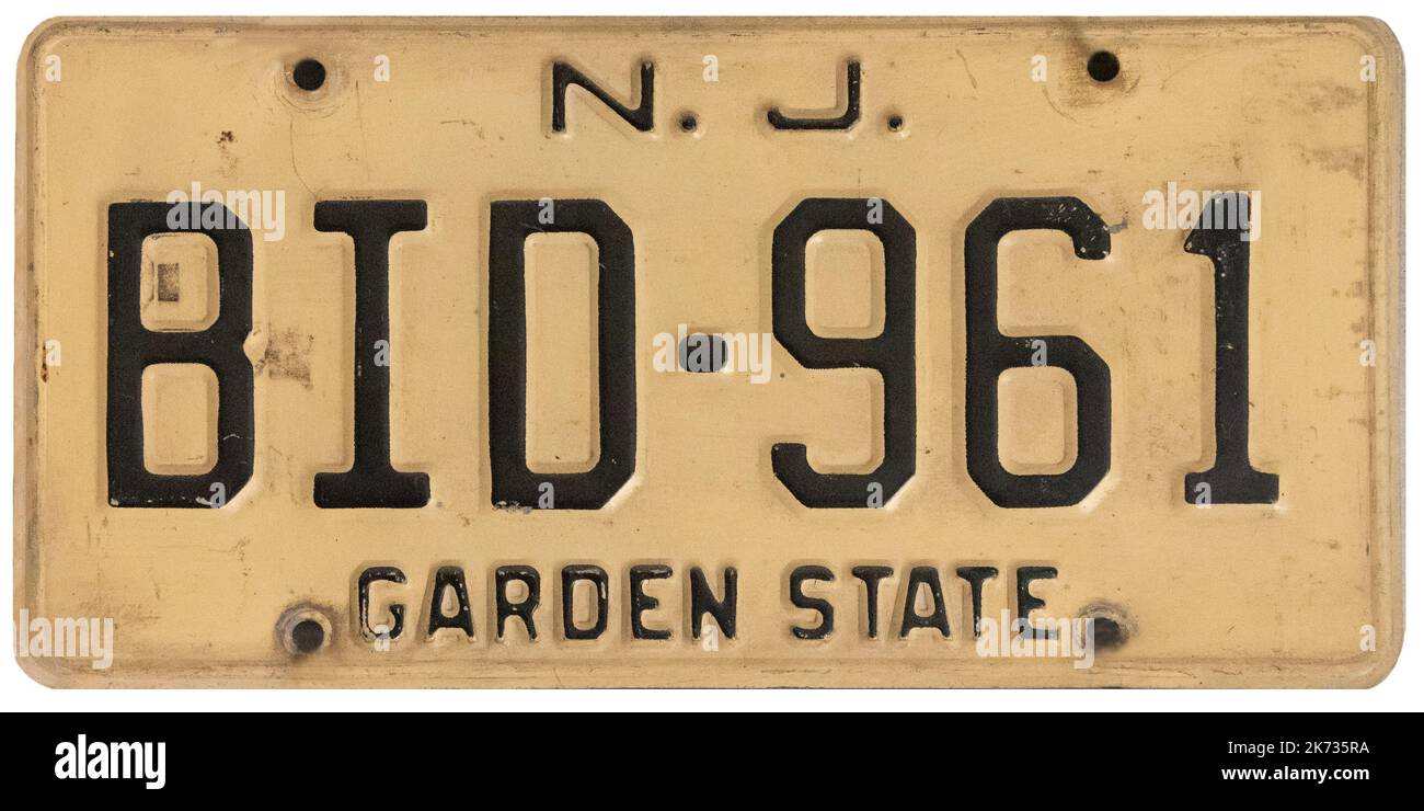 American Vehicle license plates Stock Photo - Alamy