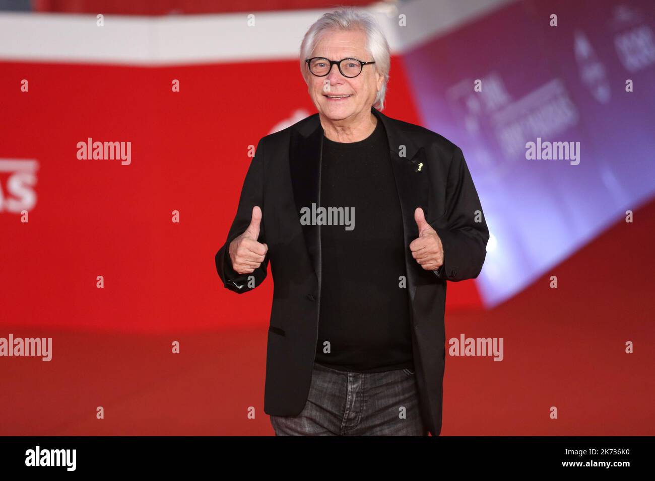 Nino D'Angelo attends the red carpet of the movie "La divina cometa" at ...