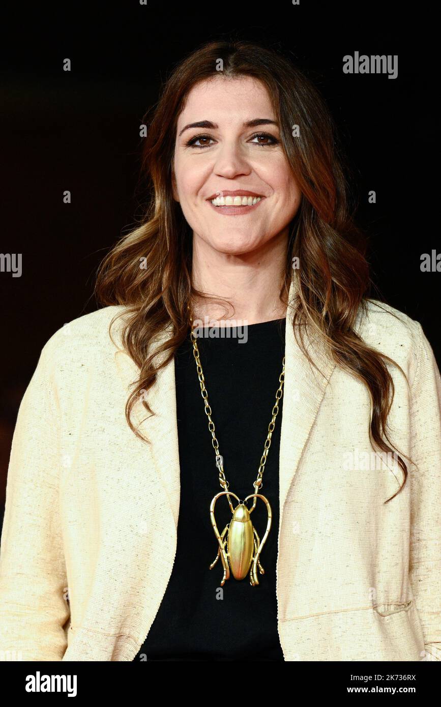 ROME, ITALY - OCTOBER 15: Carlotta Proietti attend the red carpet for ...