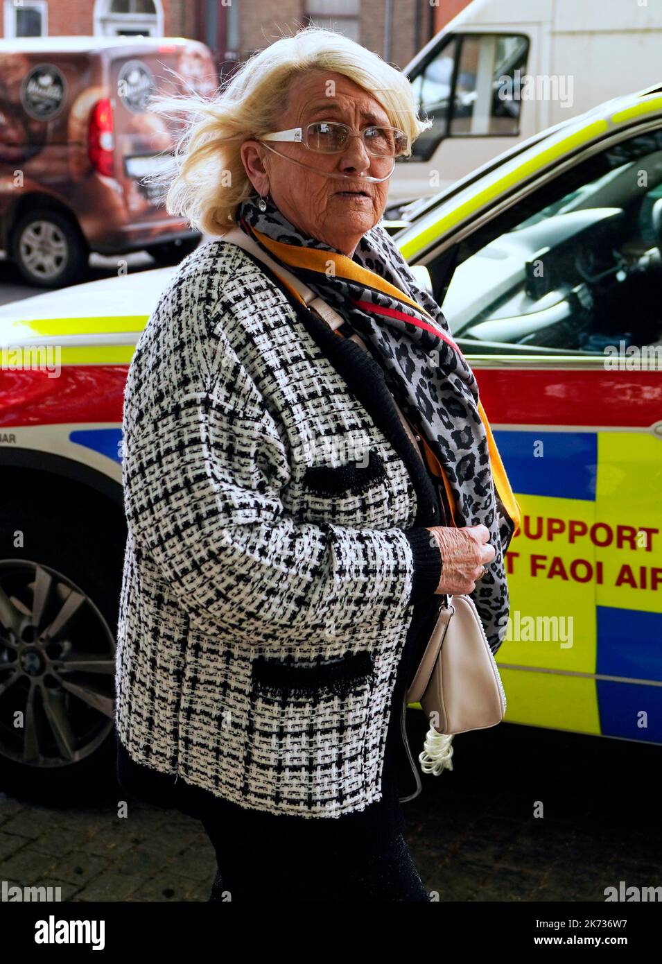 The mother of David Byrne leaves the Criminal Courts of Justice, Dublin ...