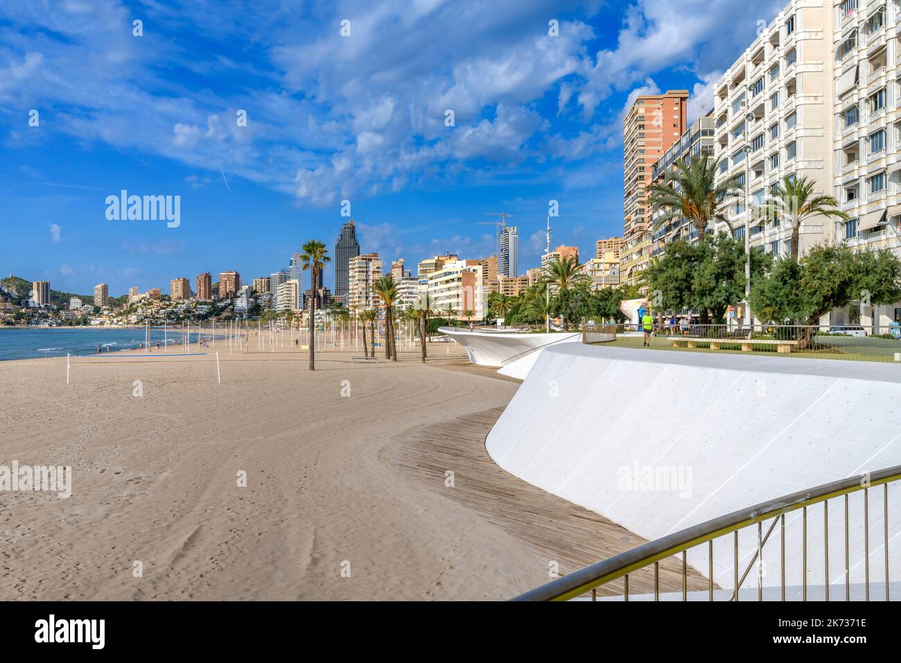 Poniente beach benidorm bathers hi-res stock photography and images - Alamy