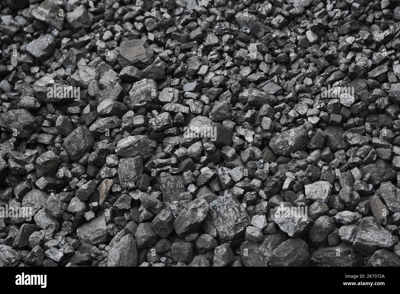 The texture of pieces of coal lying on top of each other Stock Photo ...