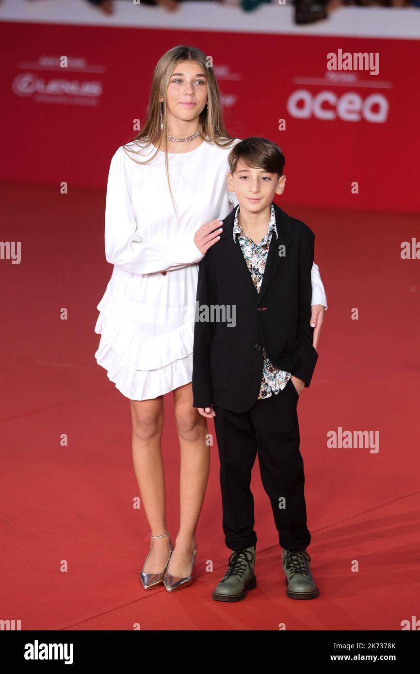 Azzurra Mennella and Riccardo Coppola attend the red carpet of the ...