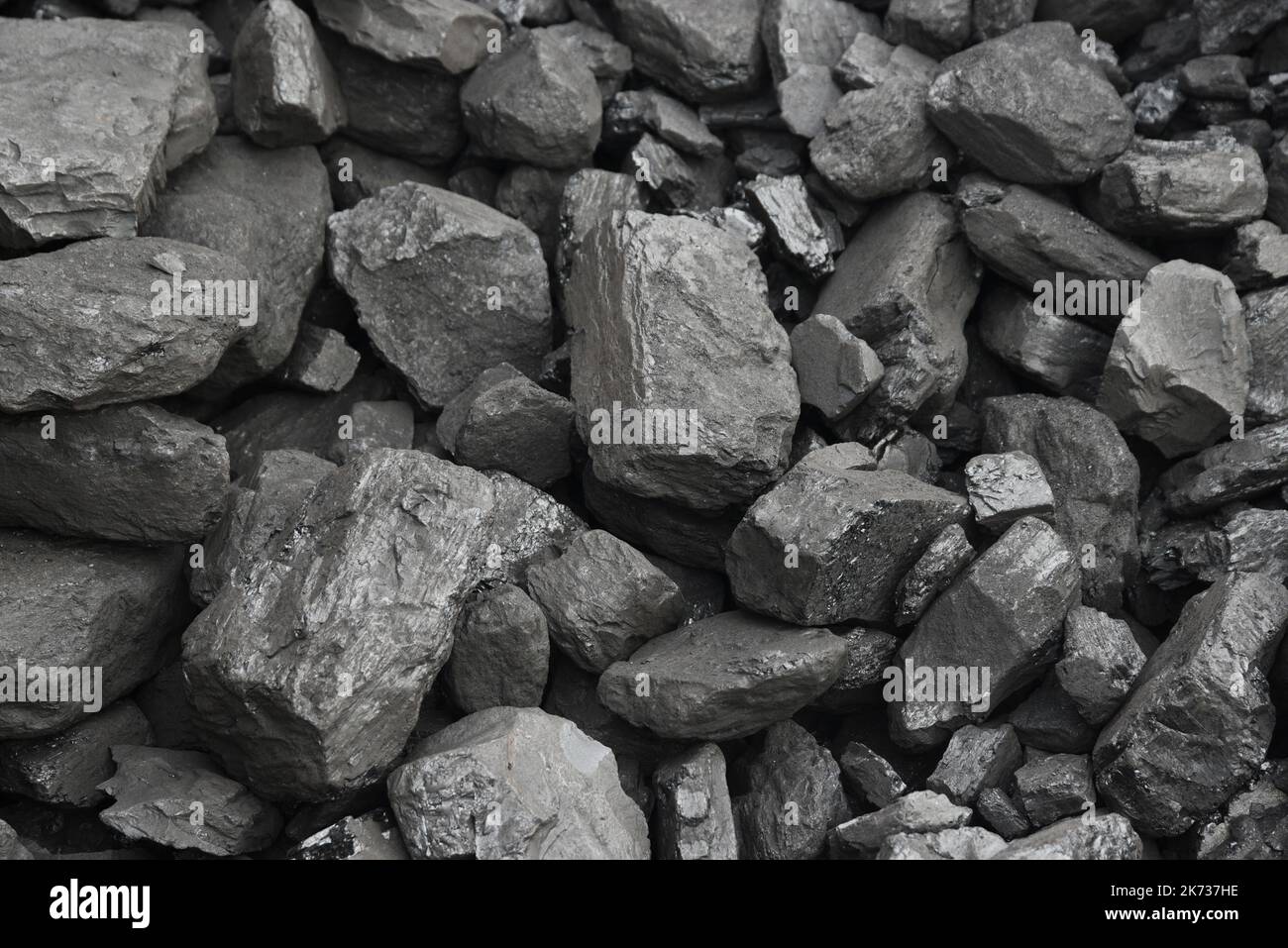 The texture of pieces of coal lying on top of each other Stock Photo ...