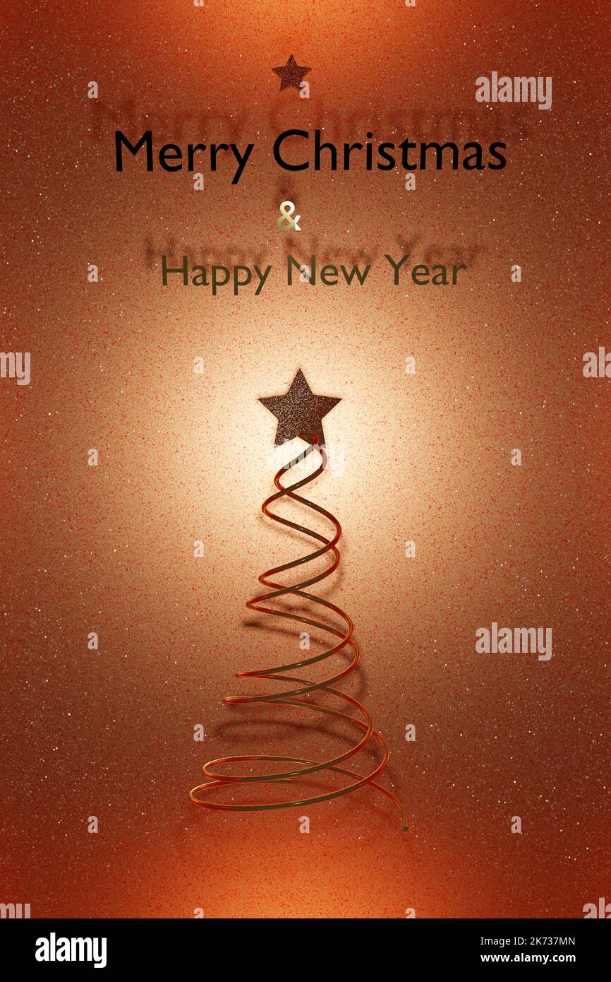 Christmas card design Stock Photo - Alamy