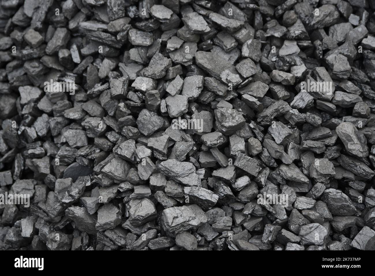 The texture of pieces of coal lying on top of each other Stock Photo ...
