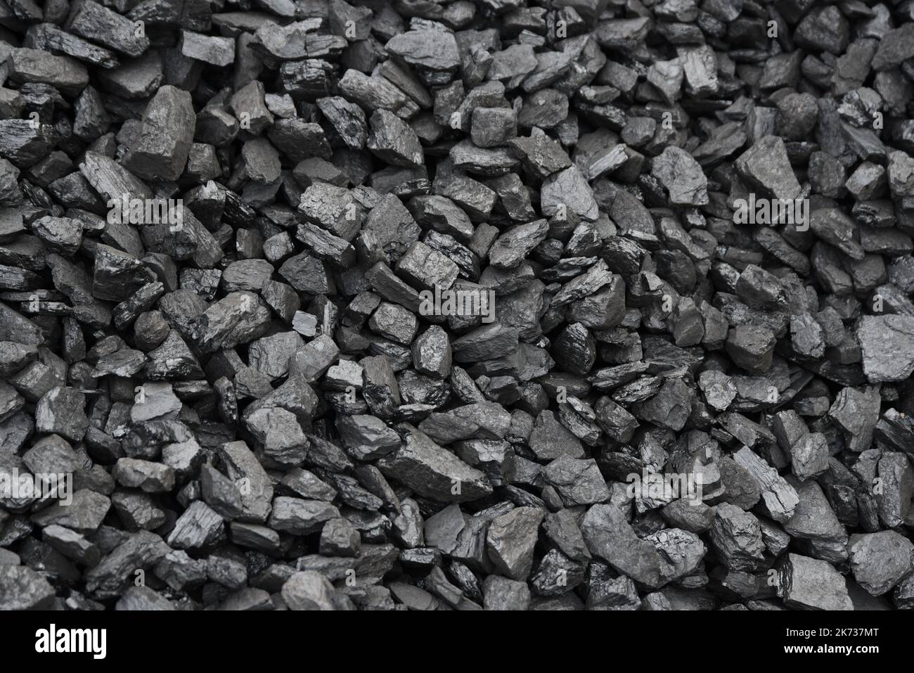 The texture of pieces of coal lying on top of each other Stock Photo ...