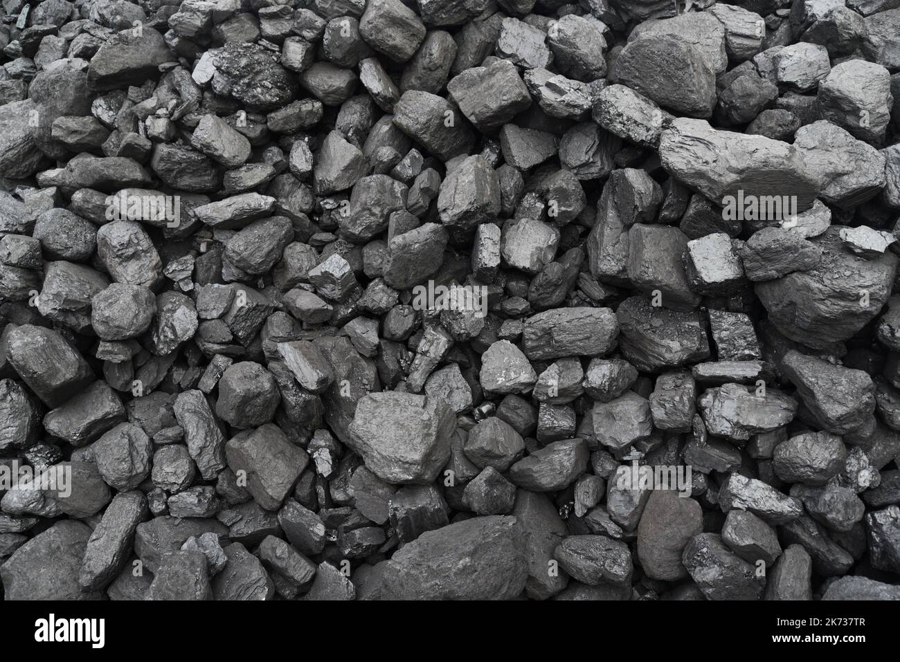 The texture of pieces of coal lying on top of each other Stock Photo ...