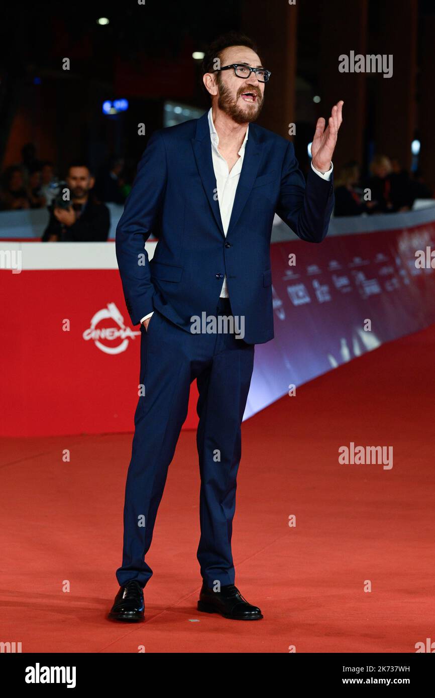 ROME, ITALY - OCTOBER 15: Marco Giallini attend the red carpet for "Il ...