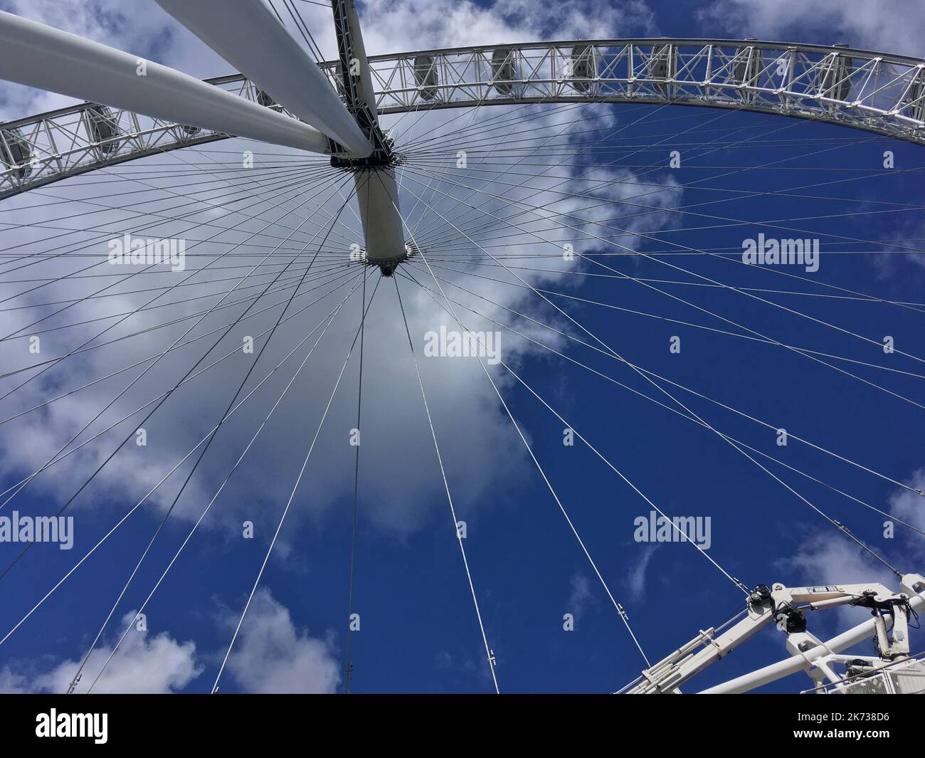 The London Eye Viewing PLatform Stock Photo - Alamy