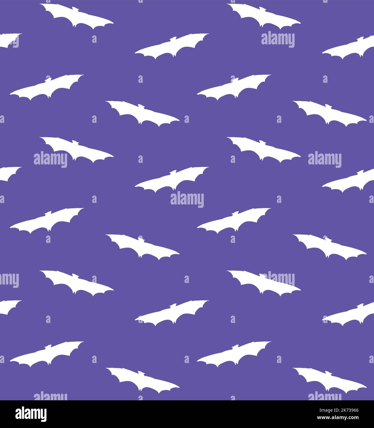 Vector seamless pattern of flying bat silhouette Stock Vector Image ...