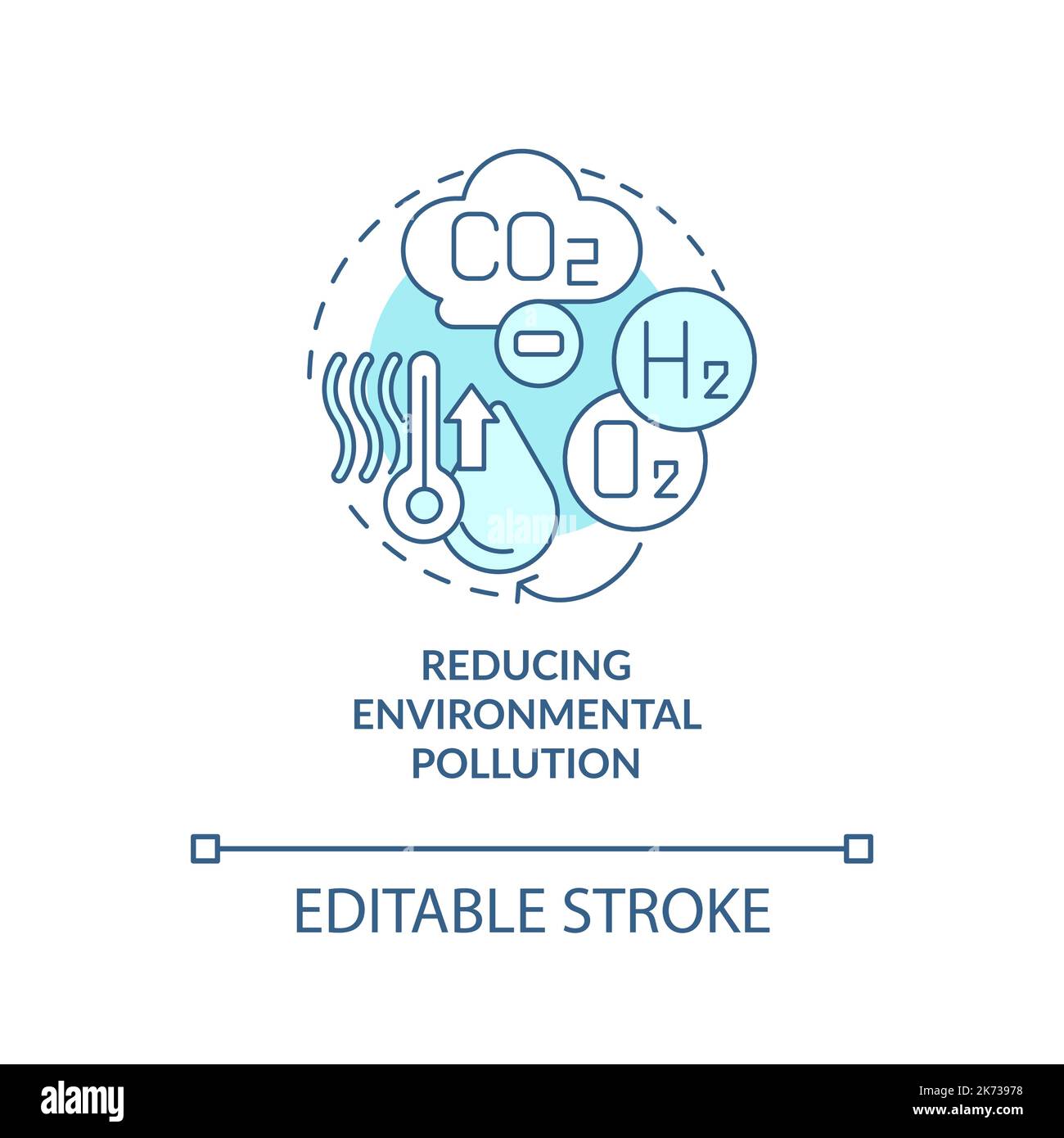 Reducing carbon emissions Stock Vector Images - Alamy