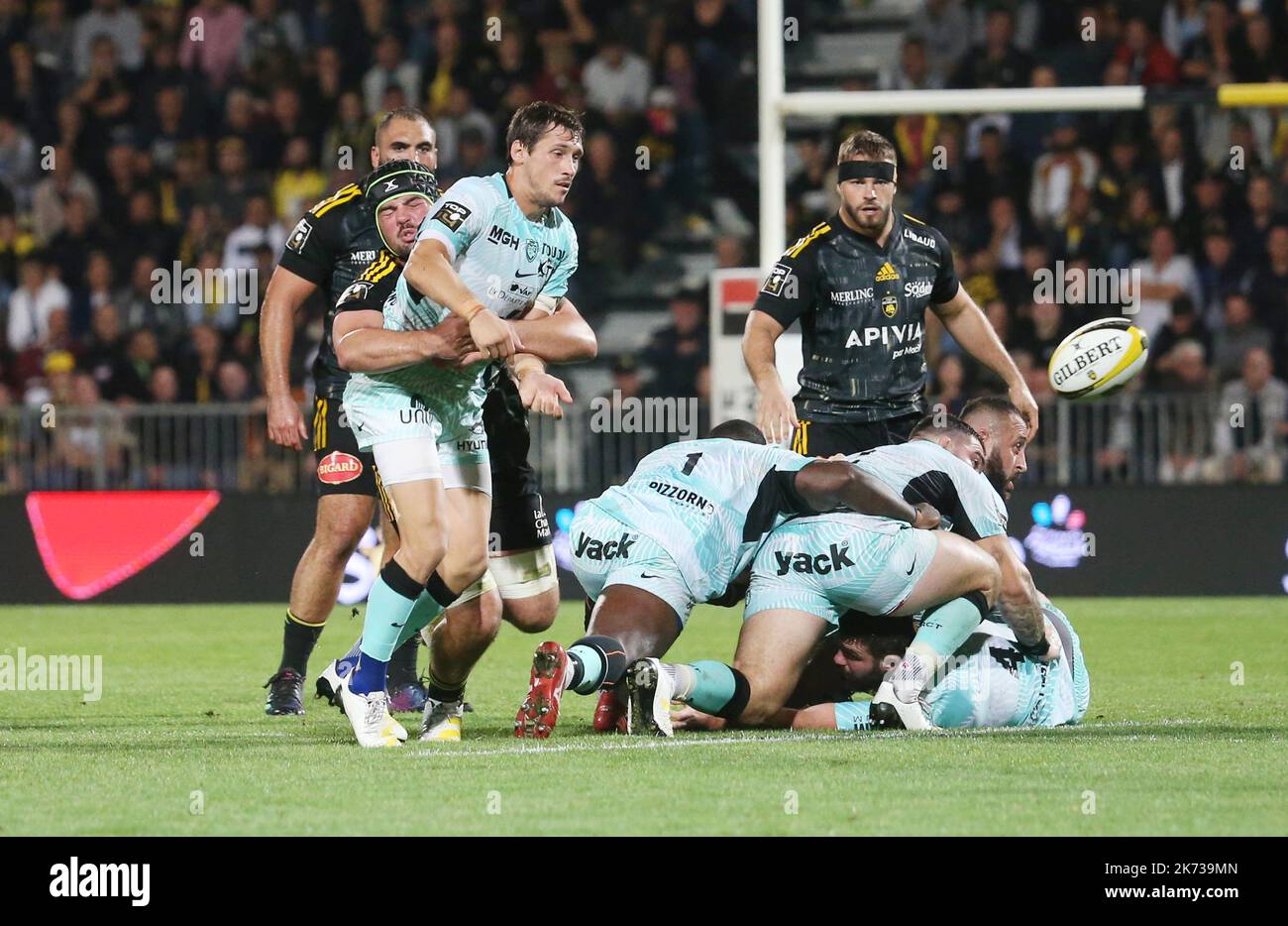 La Rochelle, France - October 16, 2022, Baptiste Serin of RC Toulon and ...