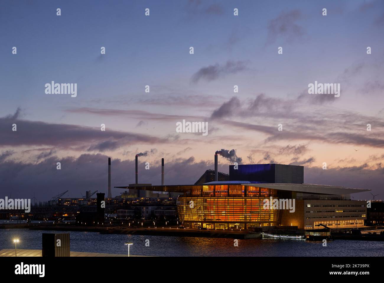 modern building with glass windows in denmark Stock Photo - Alamy