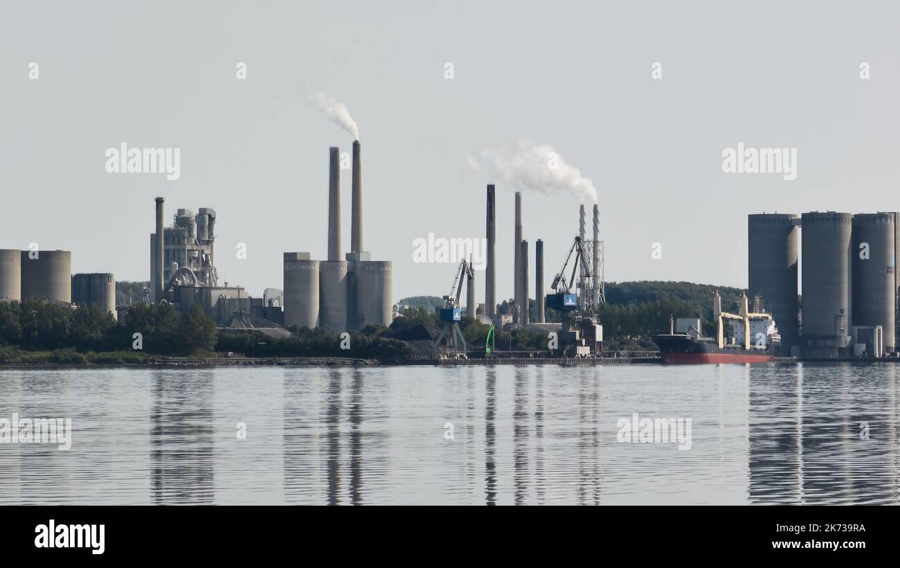 landscape of urban city in denmark Stock Photo - Alamy