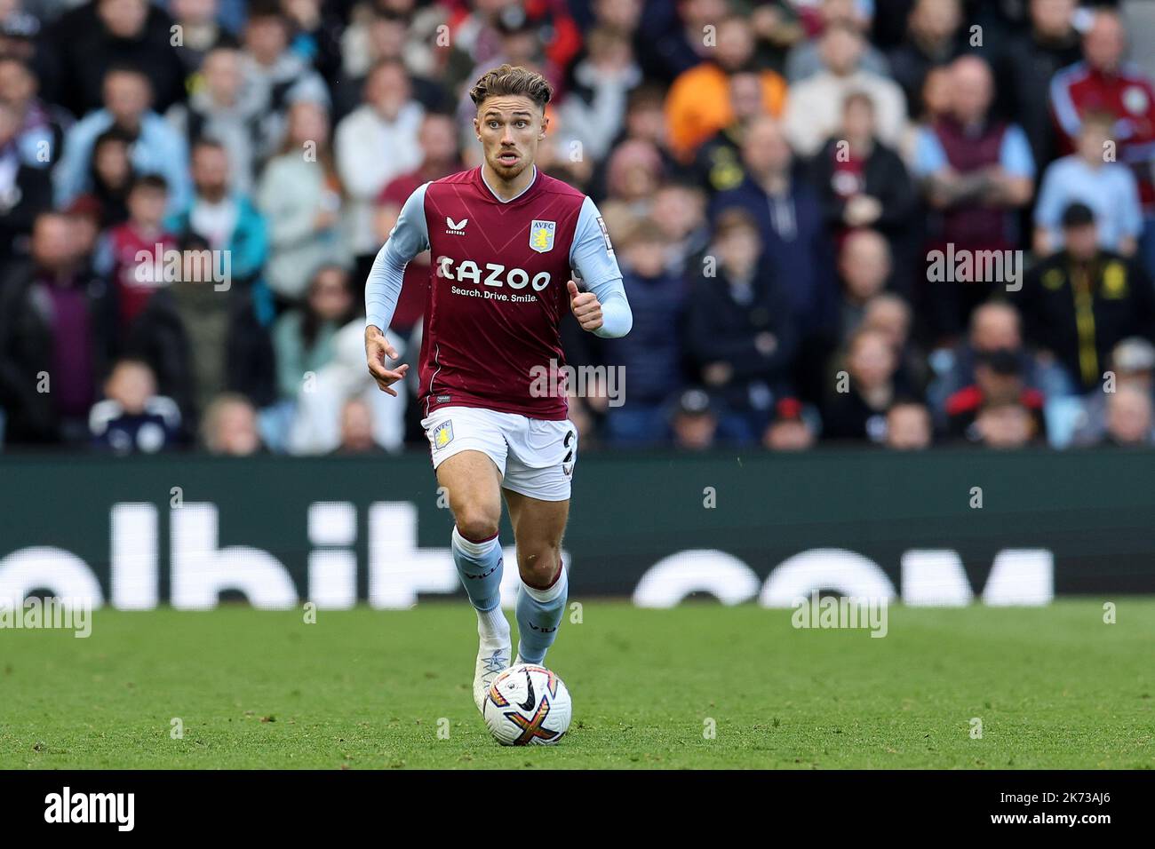 Birmingham, UK. 16th Oct, 2022. Matthew Cash of Aston Villa in action ...