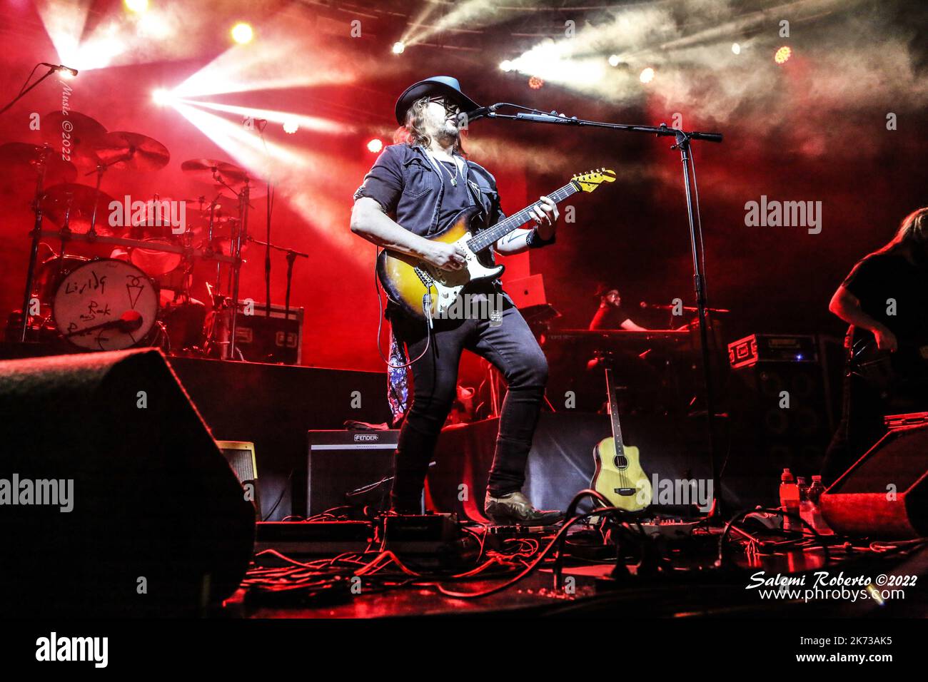 Milan, Italy. 15th Oct, 2022. Gianluca Grignani during Gianluca ...