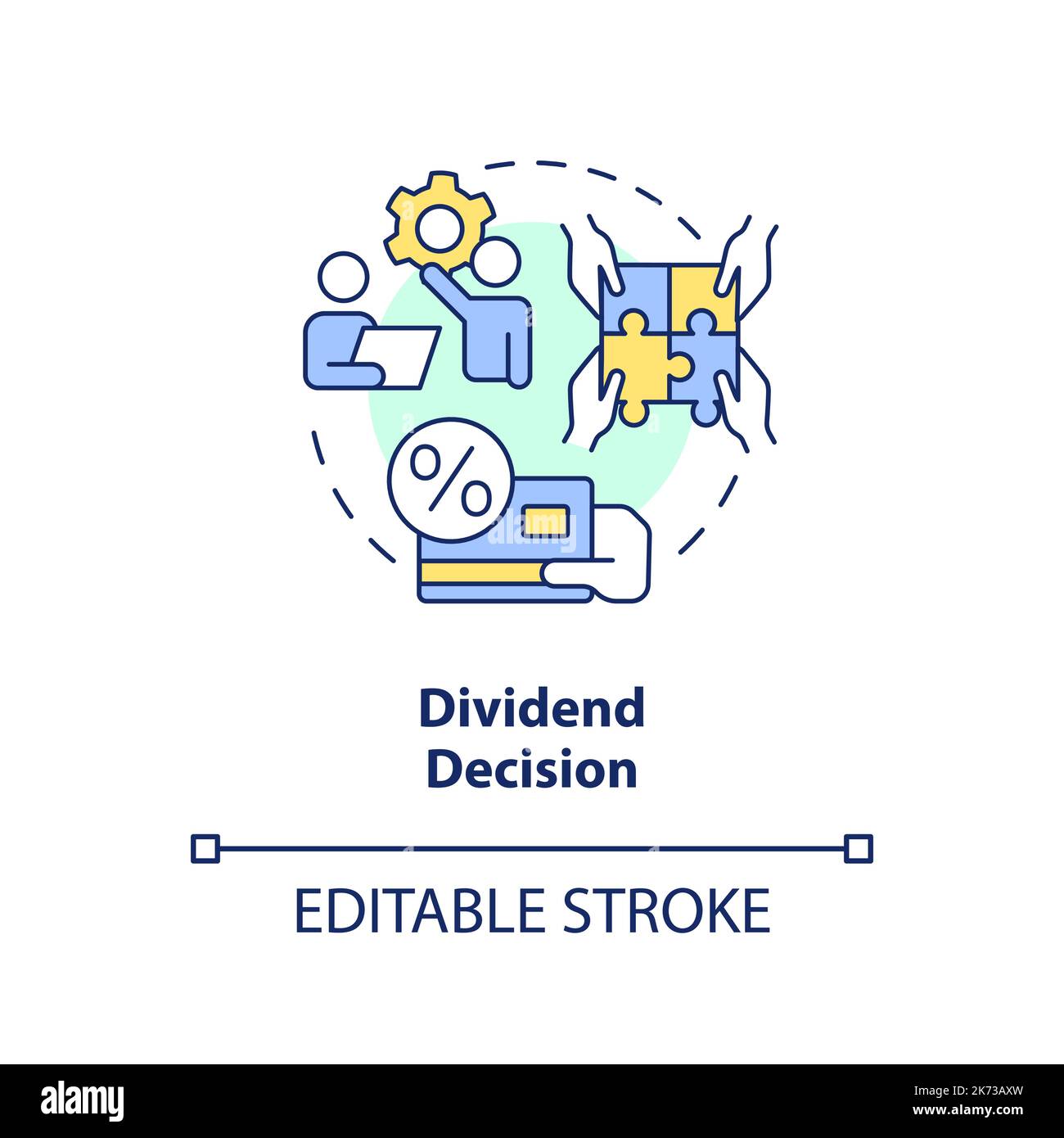 Dividend distribution Stock Vector Images - Alamy