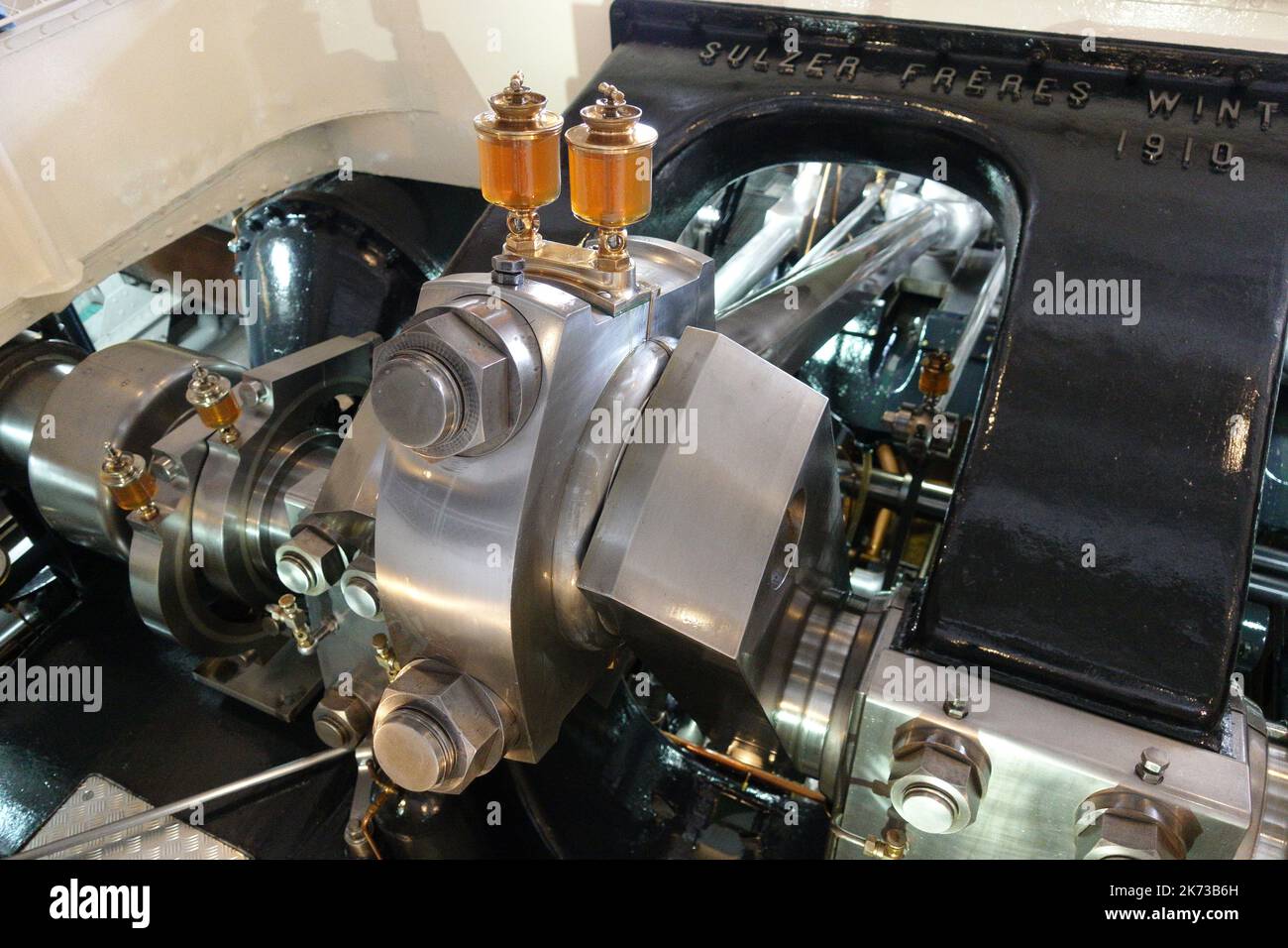 Paddle Steamer Engine Stock Photo - Alamy