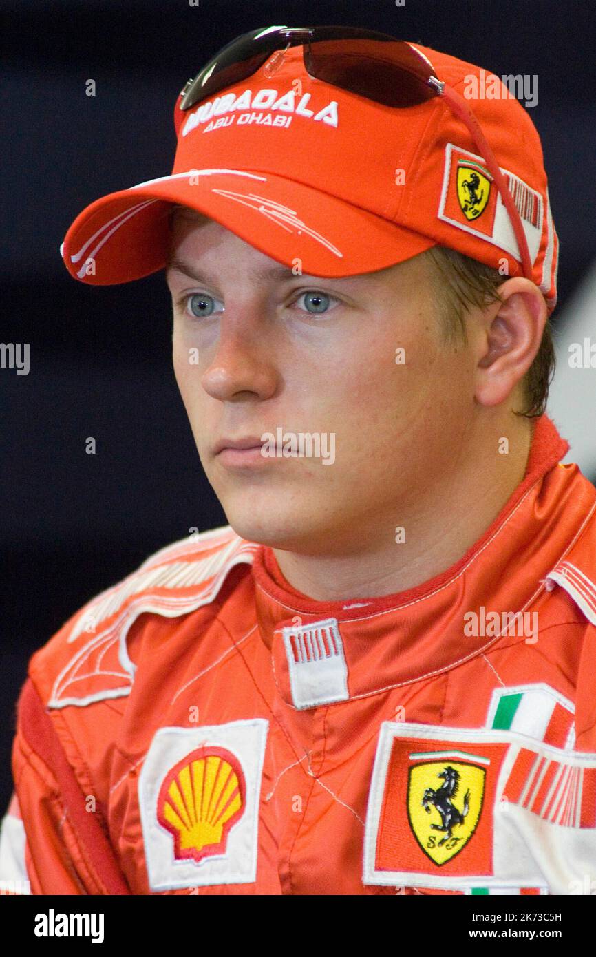 ARCHIVE PHOTO: 15 years ago, on October 21, 2007, Kimi RAIKKONEN ...