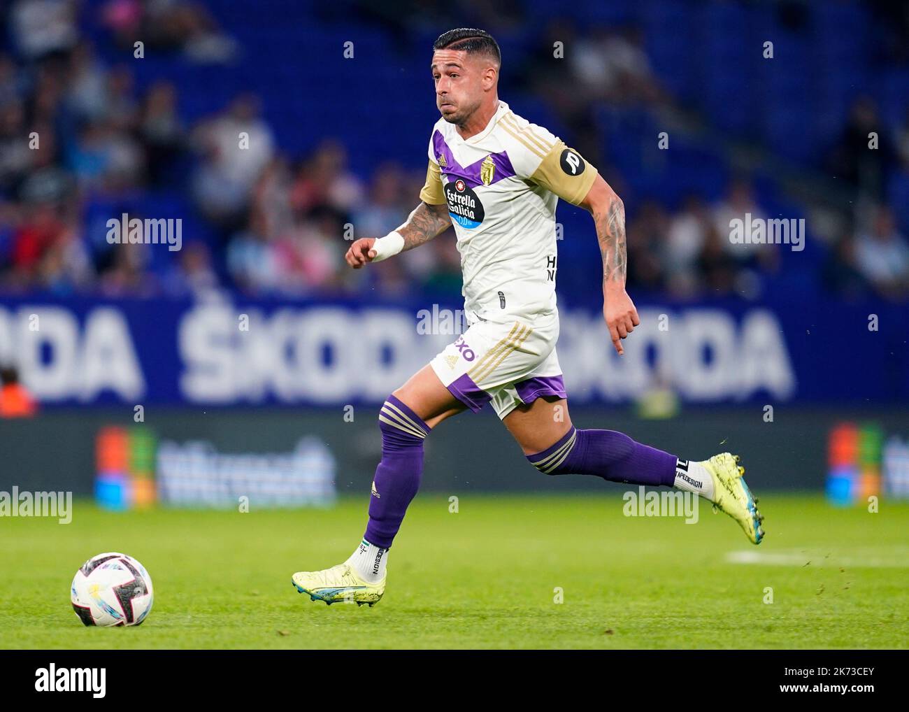 Sergio Leon of Real Valladolid during the La Liga match between RCD ...