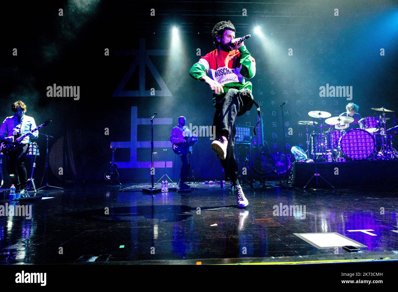 Milano, Italy. 16th Oct, 2022. Sergio Pizzorno, singer of English rock ...